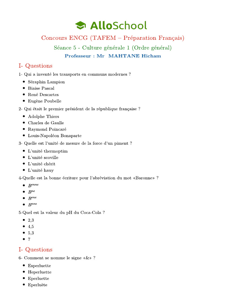 seance-5-culture-generale-1-ordre-general-3 | PDF