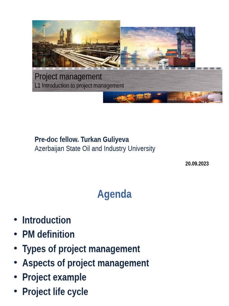 L1 Introduction To Project Management | PDF
