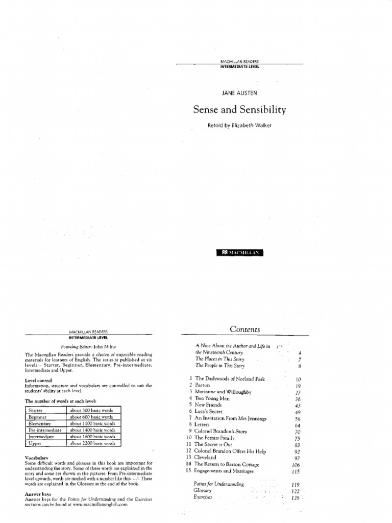 Sense and Sensibility | PDF