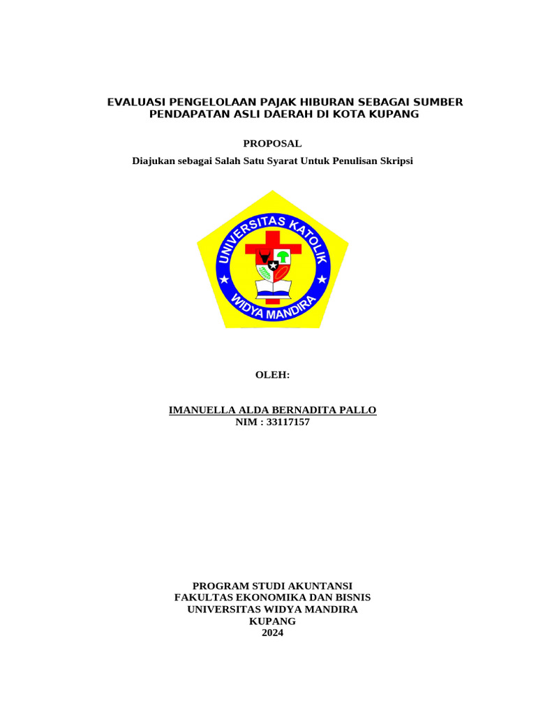 BAB I - III IMANUELA File Fixx Naik Ujian | PDF