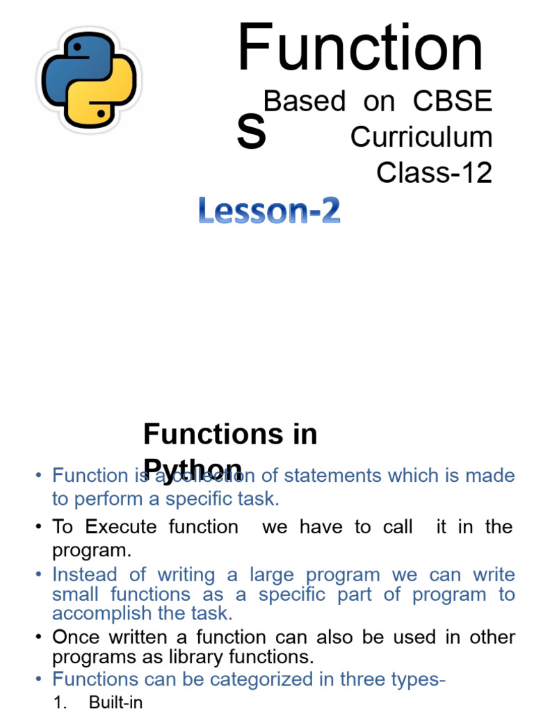 Chapter 2 Functions | PDF