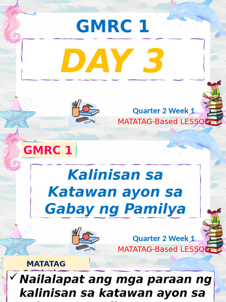 GMRC 1 Q2-Week1-Day3 | PDF