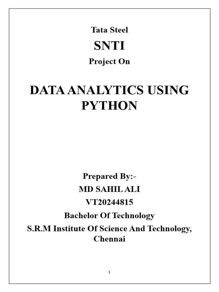 Data Analytics | PDF