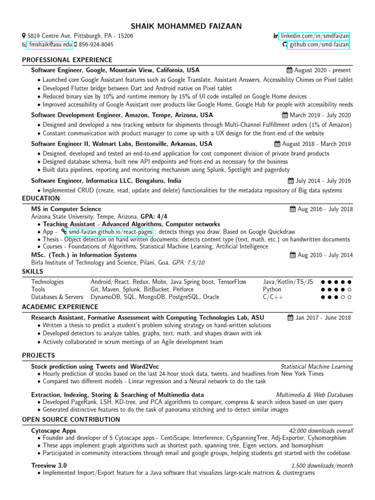 Shaik Mohammed Faizaan PDF | PDF