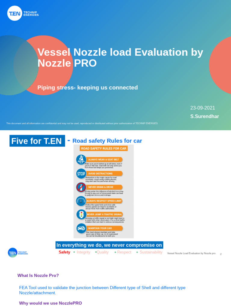 Vessel Nozzle Load Evaluation by Nozzle PRO - Keeping Us Connected | PDF