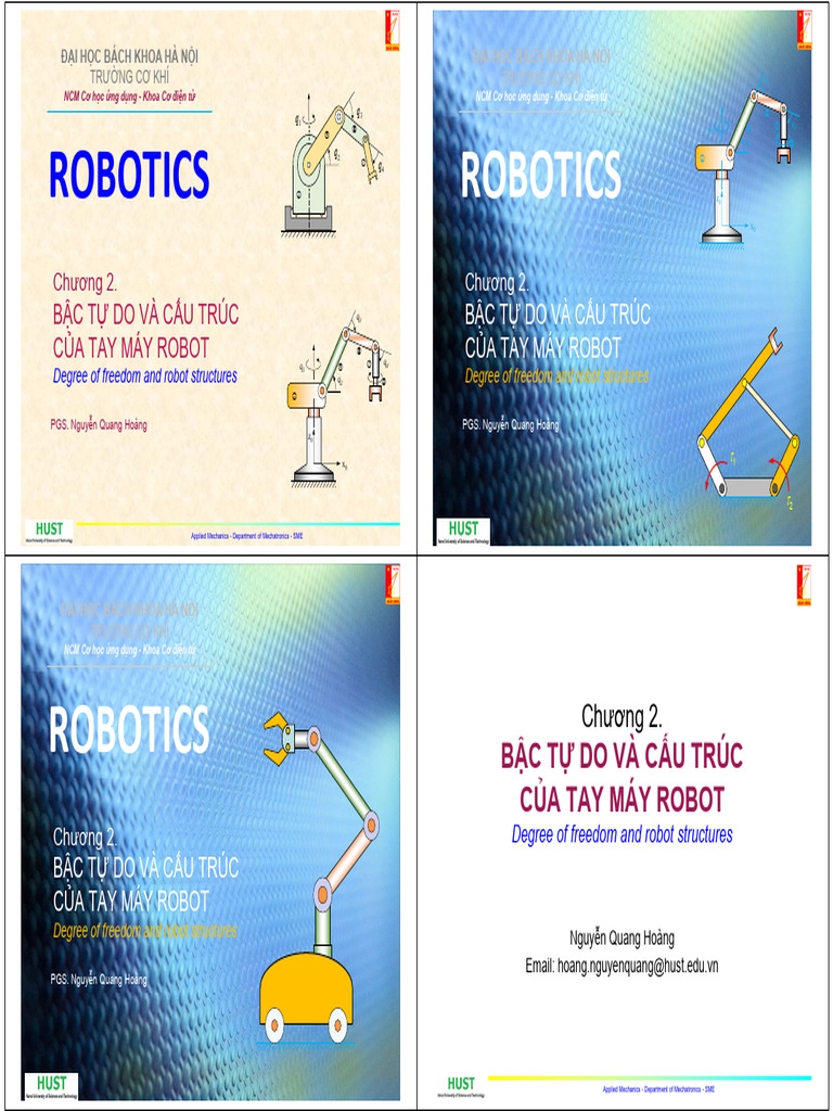 Robotics 2 Cau Truc Va Bac Tu Do Cua Robot | PDF