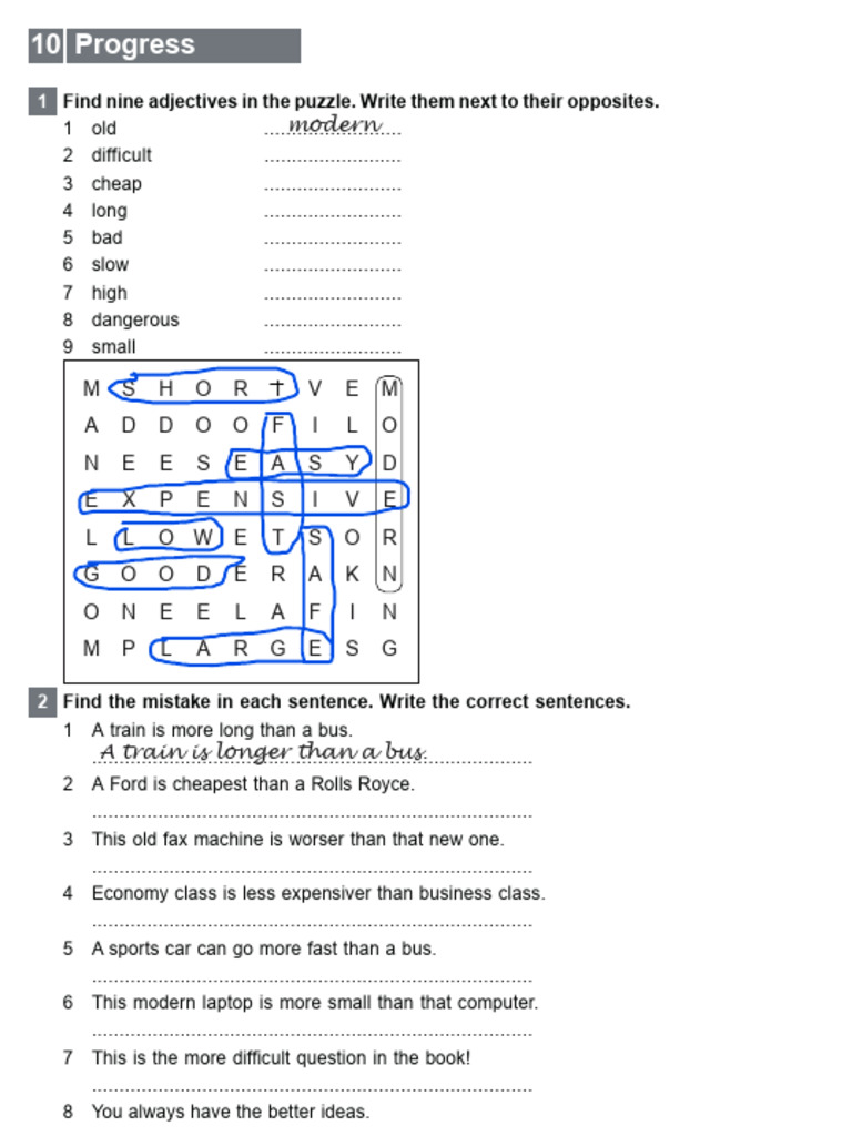 Unit 10 - WB - Inglês | PDF