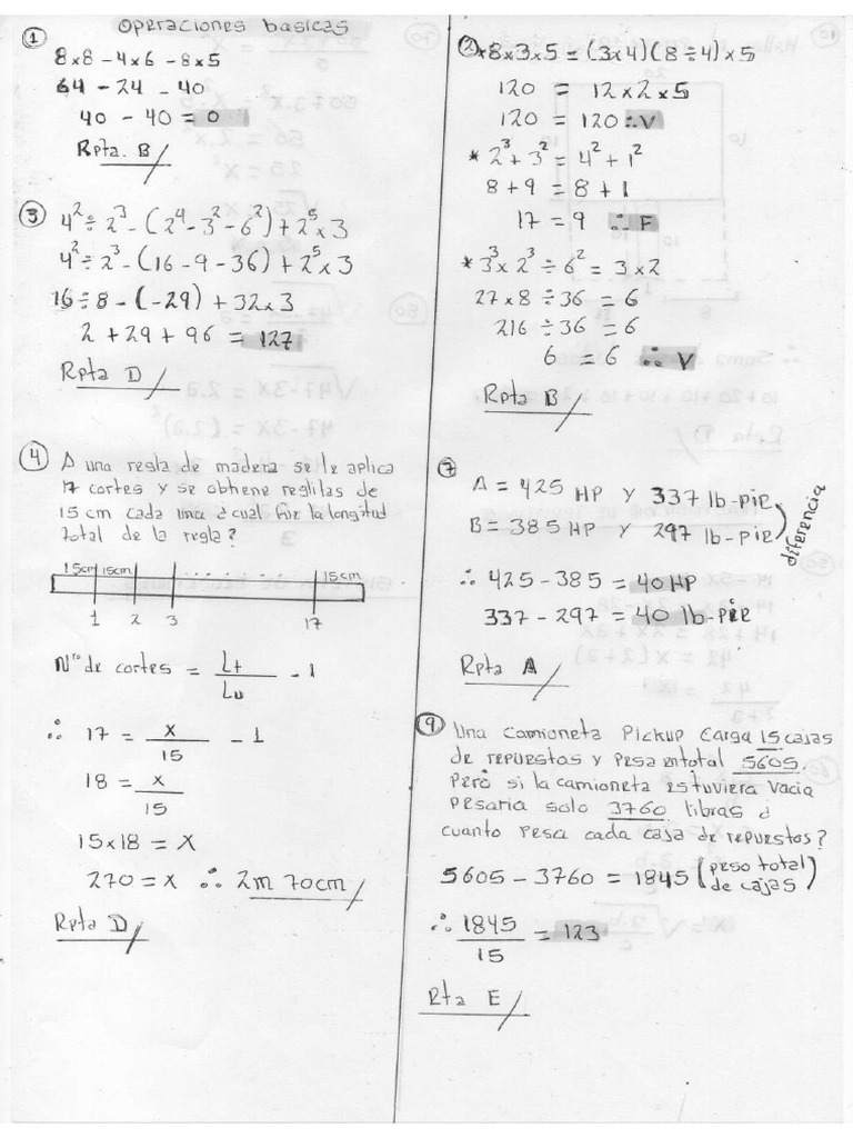 TAREA DE MATEMATICA (UNIDAD 1) | PDF