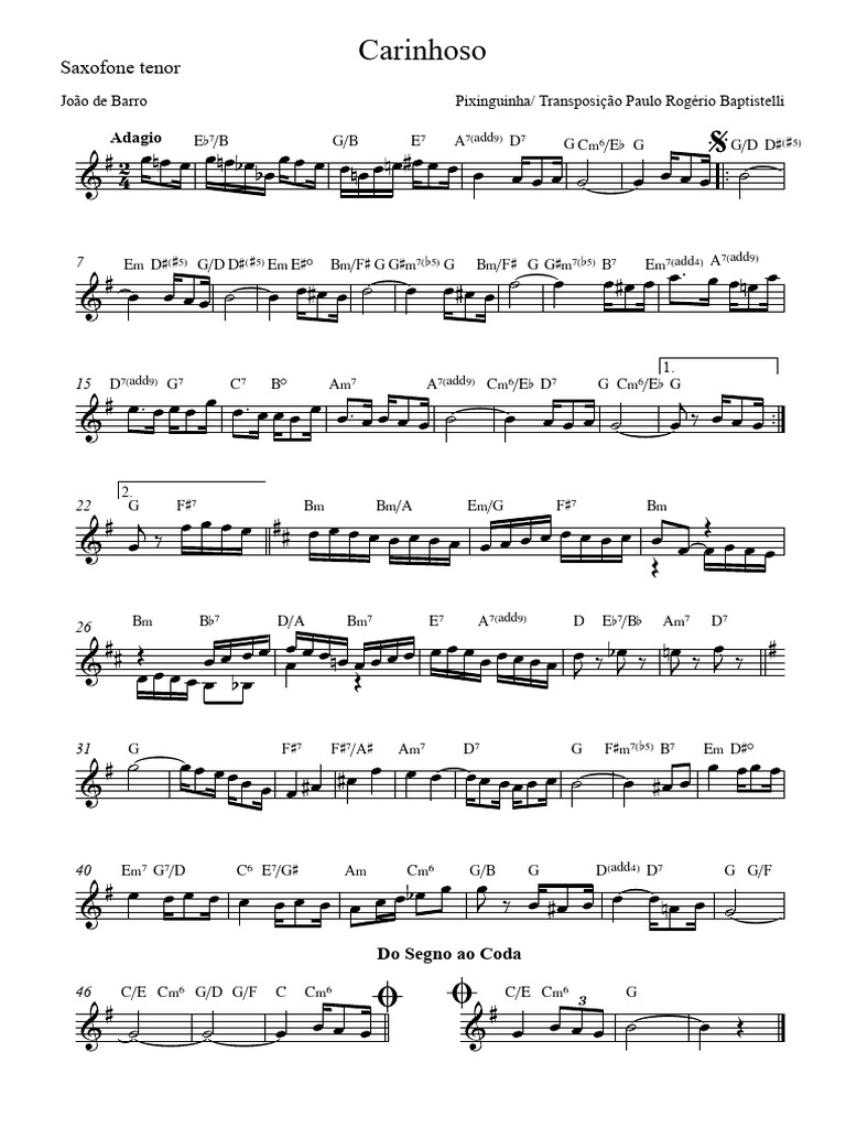 Carinhoso Bb | PDF
