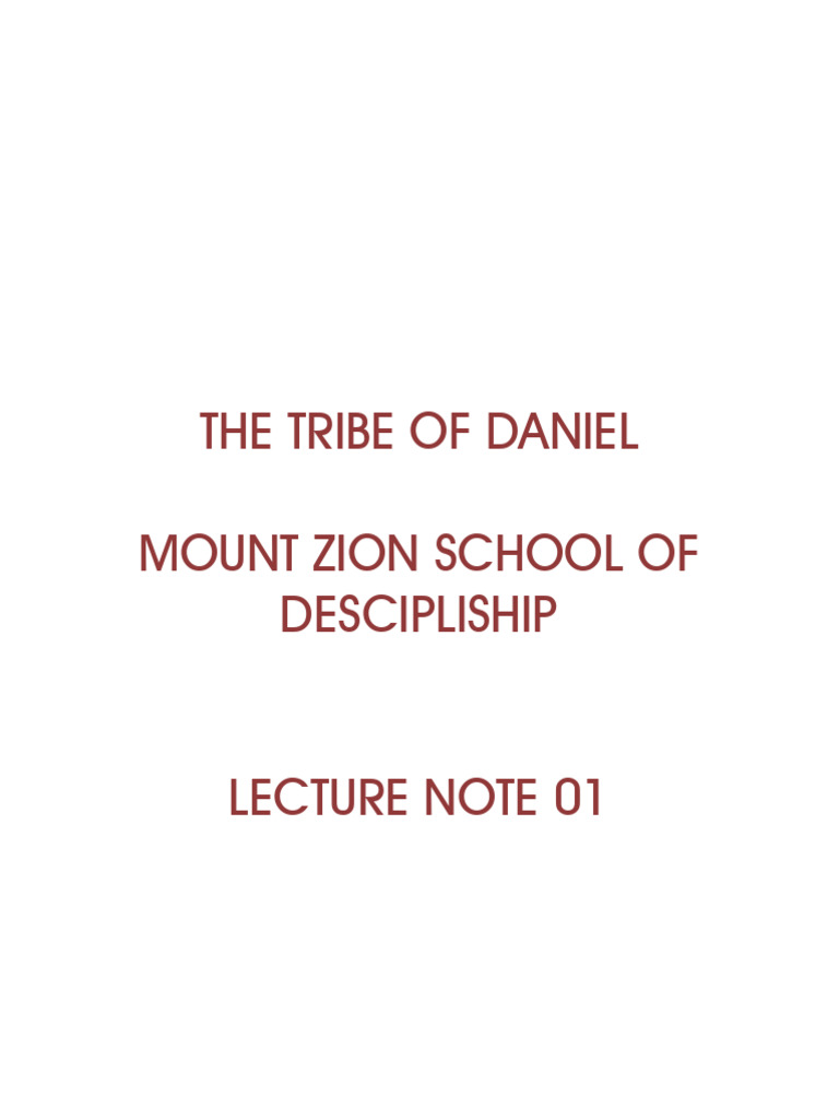 MZSD Lecture Note 01 | PDF