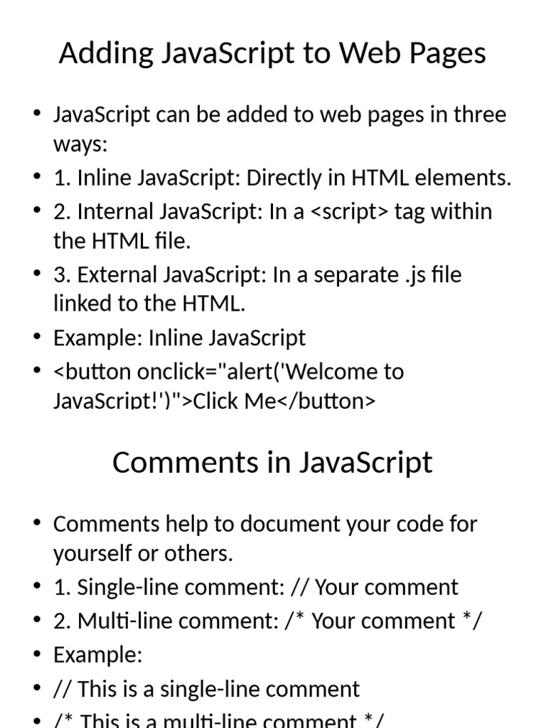 JavaScript Tutorial With Practice Questions | PDF JavaScript Tutorial With Practice Questions | PDF