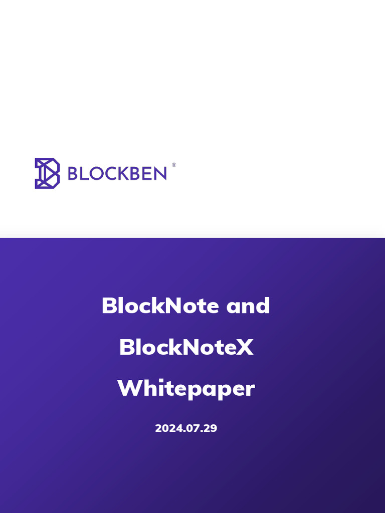 BlockNote_Whitepaper_EN | PDF
