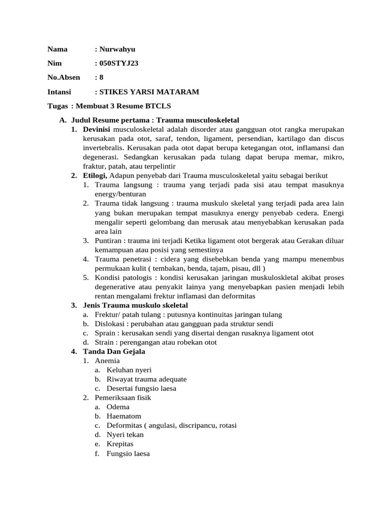 8 - Nurwahyu - Stikes Yarsi Mataram | PDF