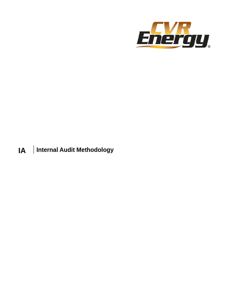 Internal Audit Methodology | PDF
