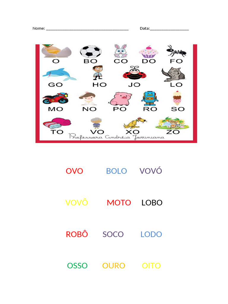Vogal O | PDF