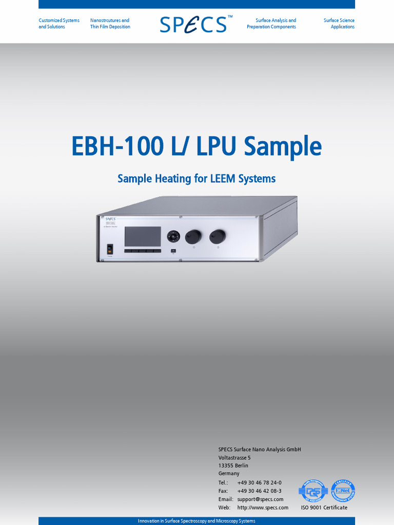 Manual Ebh-100l Peem | PDF