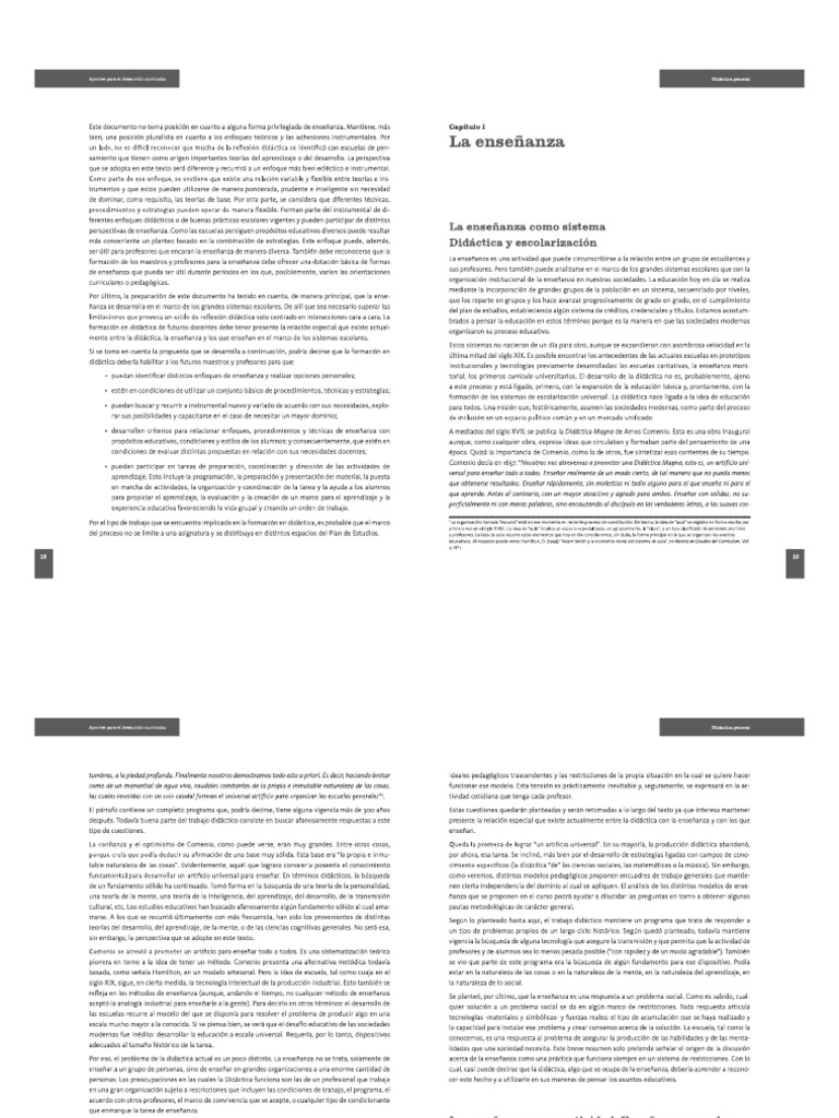 Feldman Didáctica General Cap 1 | PDF