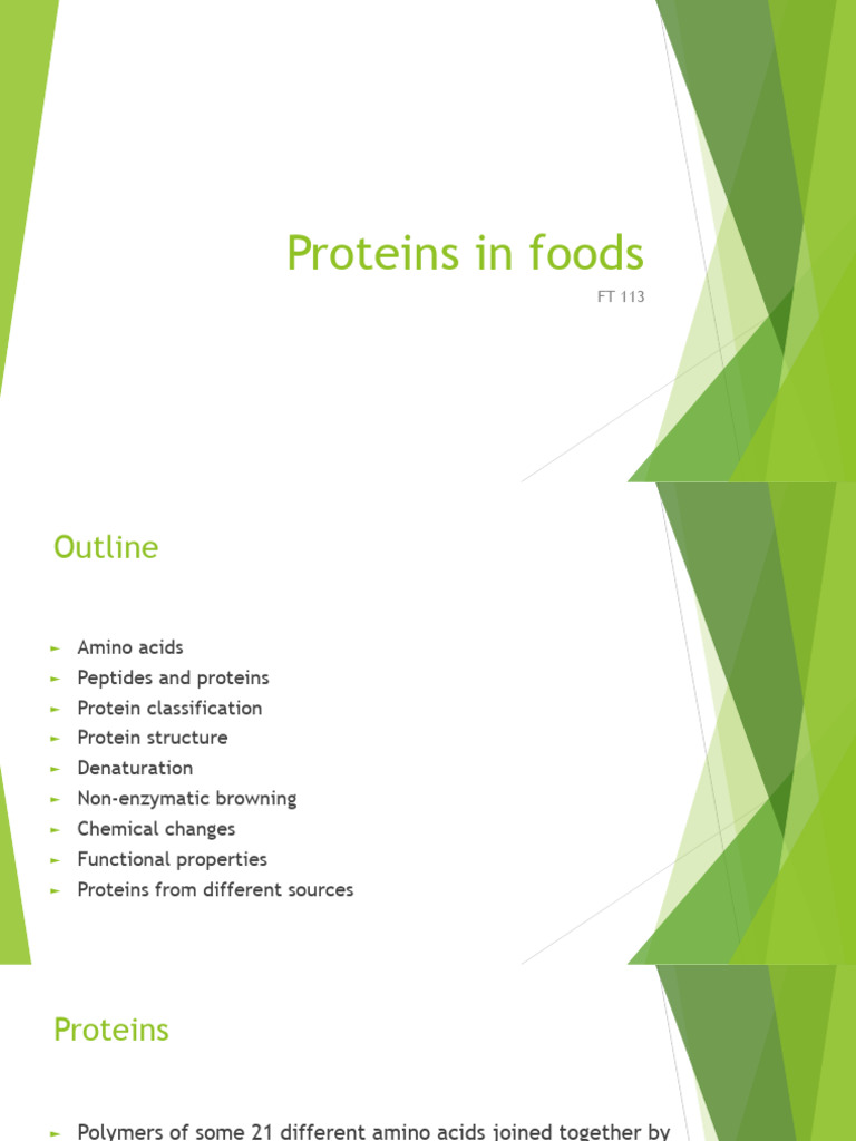 4 - Proteins | PDF