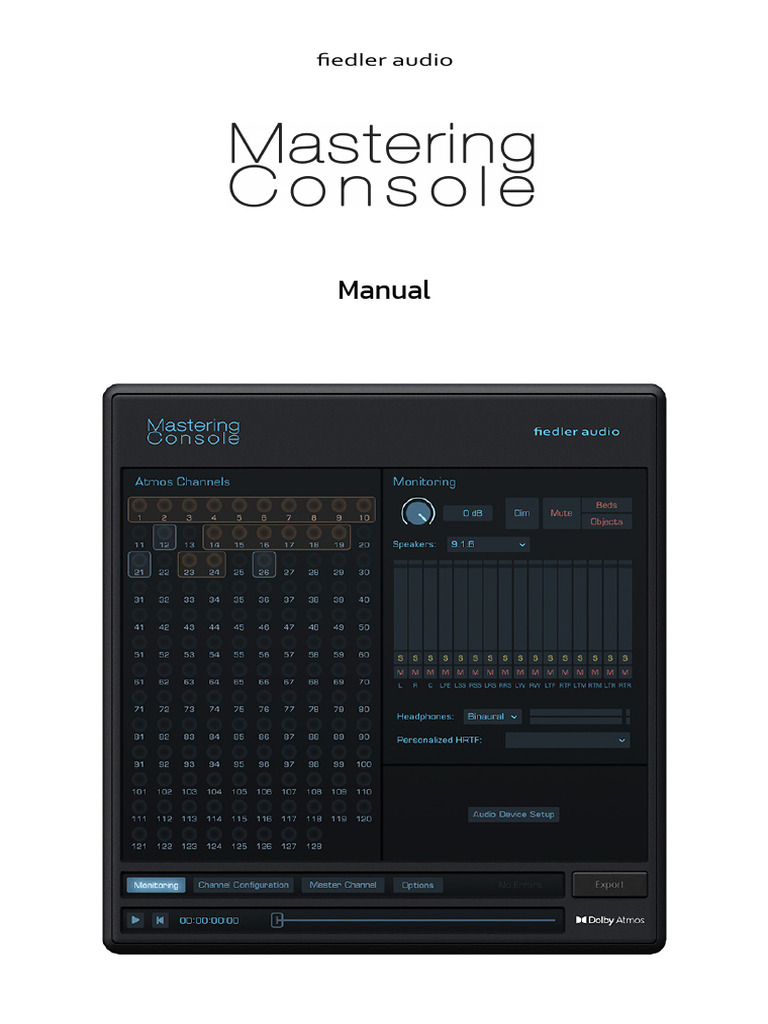Mastering-Console-User-Manual | PDF