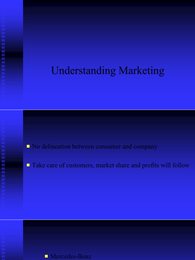 Session 1 - Understanding Marketing | PDF