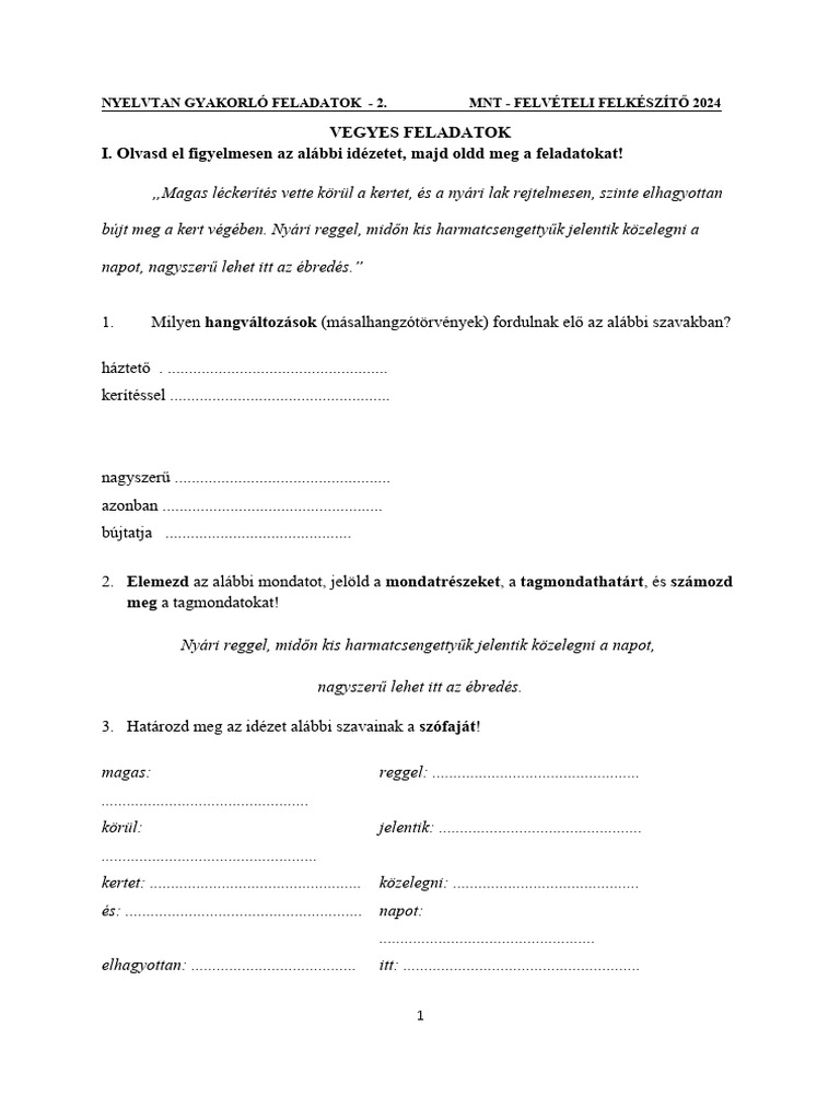 Feladat 1 | PDF