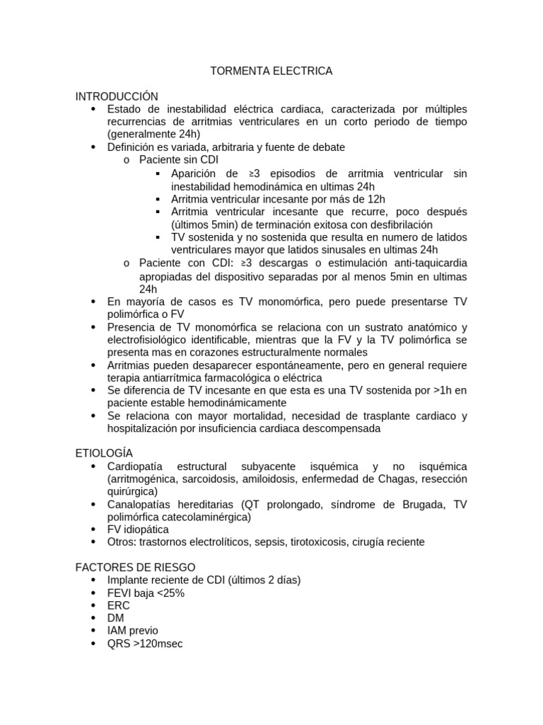 Tormenta Electrica | PDF