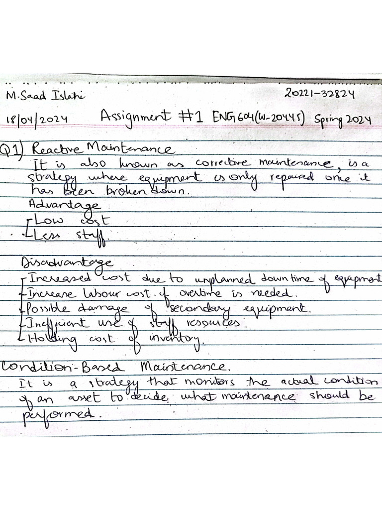 EAMFA Assignment #1 M. Saad Islahi 20221-32824 | PDF