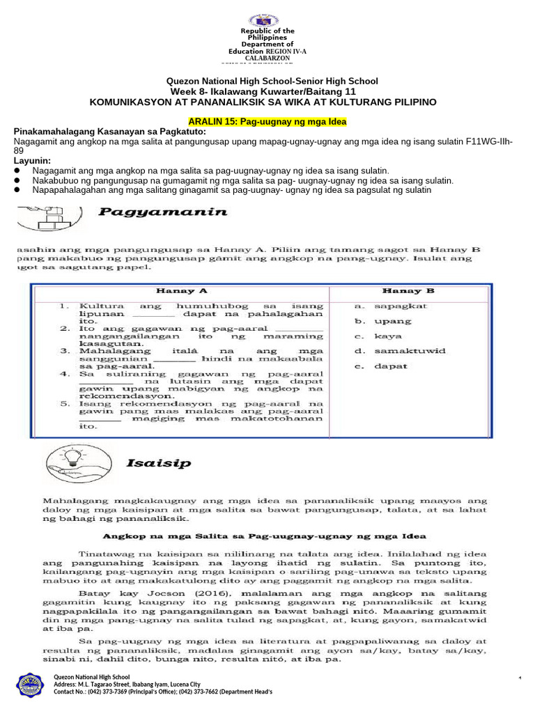 Week 8 - KPWKP - Q2 | PDF