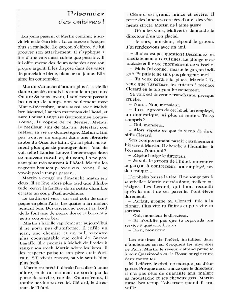 Un Printemps Vert Panique Chapitre 2 Padlet | PDF