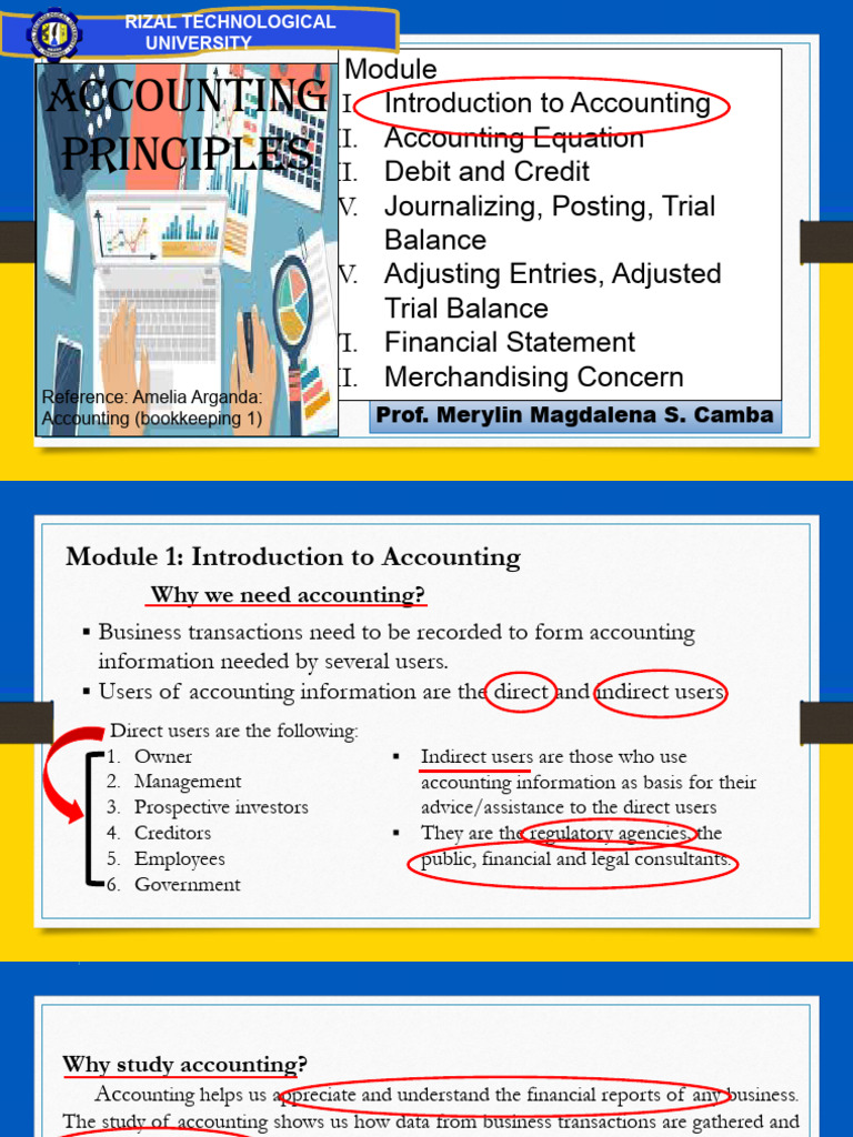 Module 1 Acctg - PPTX | PDF
