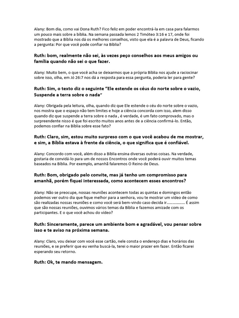 Ruth: Sim, o Texto Diz o Seguinte "Ele Estende Os Céus Do Norte Sobre o ...