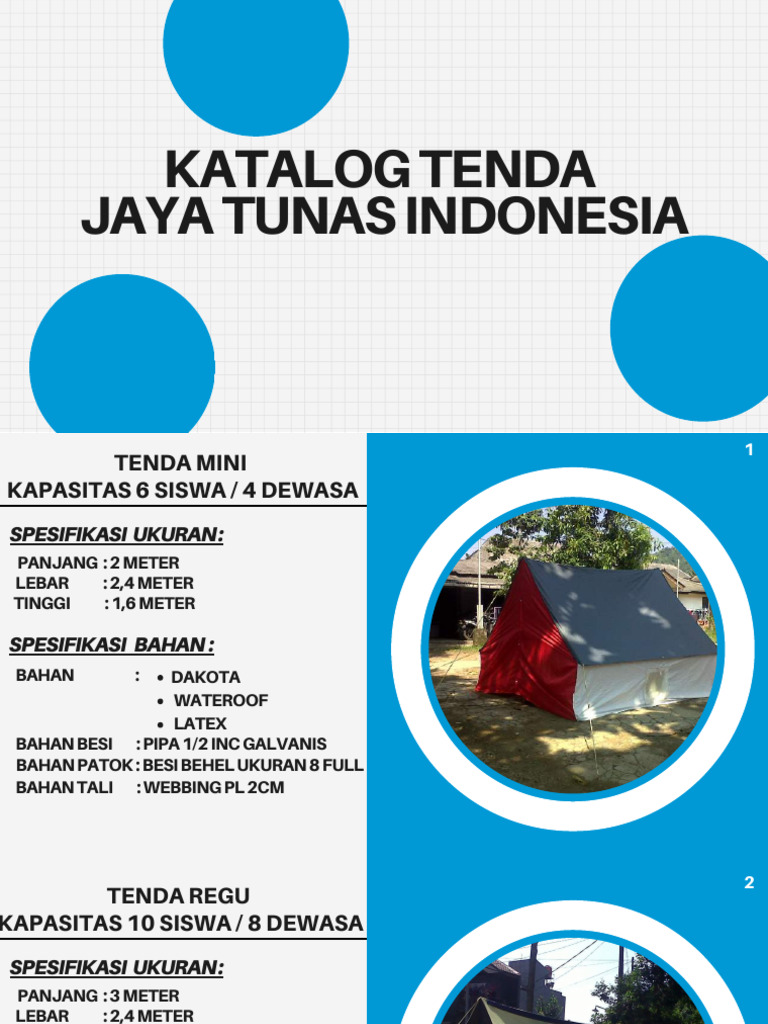 Katalog Tenda | PDF