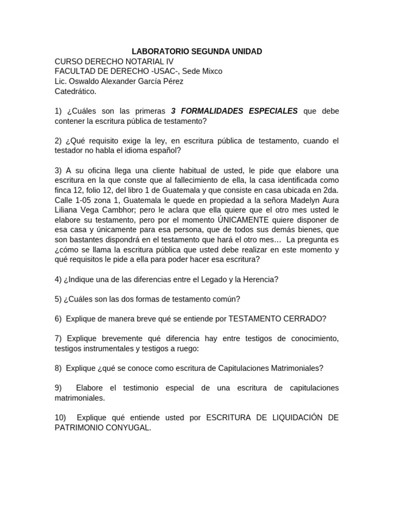 Laboratorio Mercantil | PDF