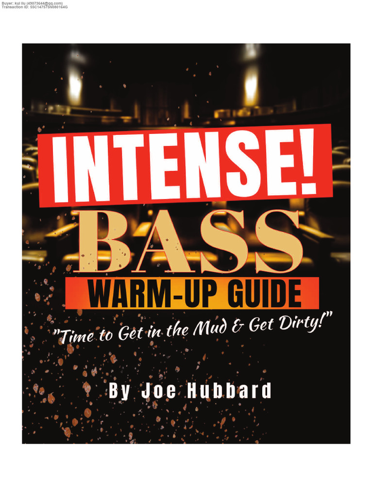 Intense Bass Warm Up Guide | PDF