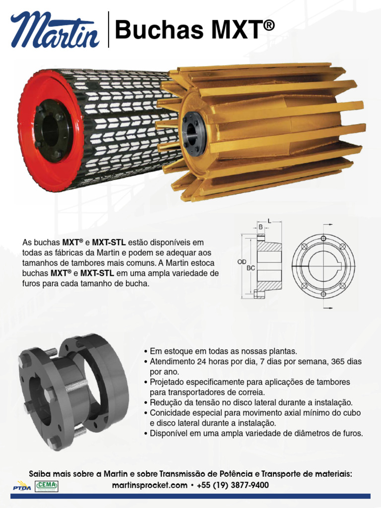 Catalogo buchas mxt Marin | PDF