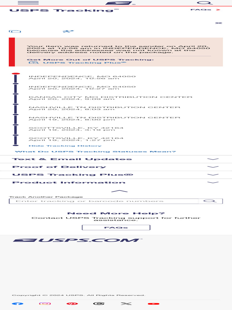 USPS.com® - USPS Tracking® Results | PDF