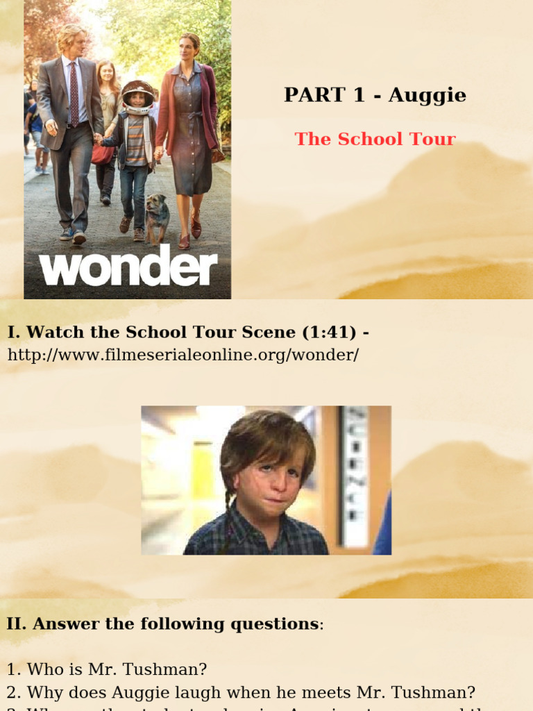School Tour Insights for Auggie | PDF