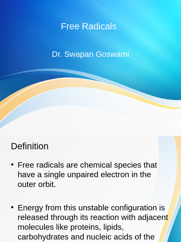 Free Radicals | PDF