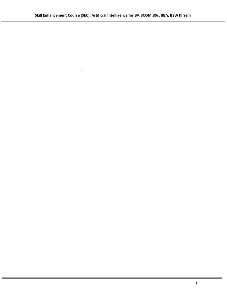 Course 1-Artifical Intelligence Notes (Azure) | PDF