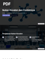 Ikatan Kovalen Rangkap Tiga dalam Kimia | PDF