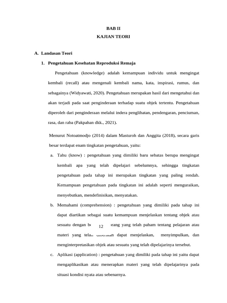 Bab 2 Revisi Setelah Ujian | PDF