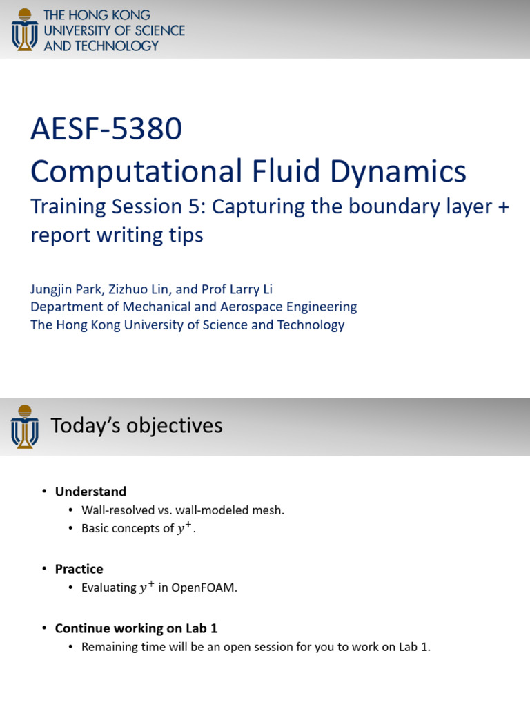 TS5 - Capturing The Boundary Layer + Report Writing Tips | PDF