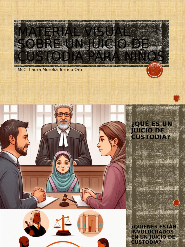 Material Visual sobre un Juicio de Custodia para Niños | PDF