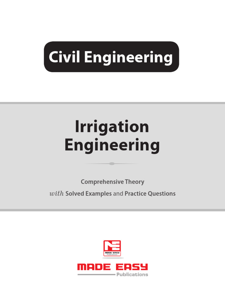 Irrigation-Engineering TH | PDF