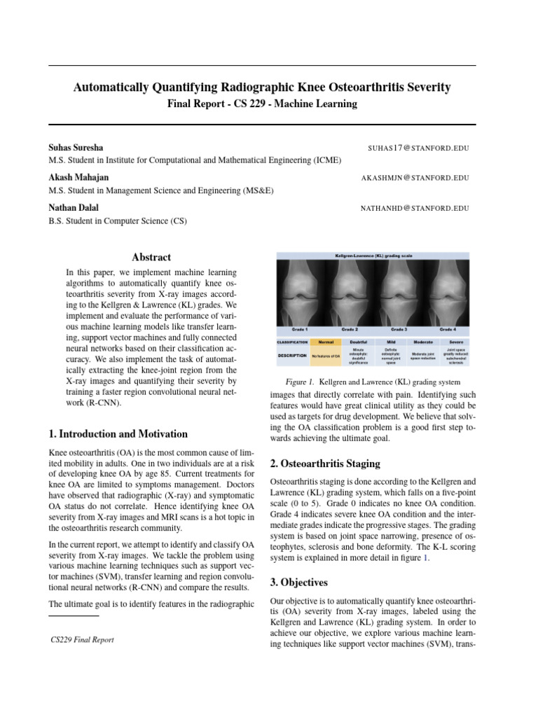 Sureshadalalmahajan Automatically Quantifying Radiographic Knee