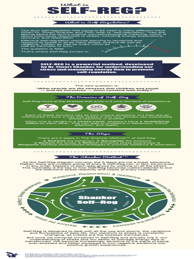 Self Regulation Infographic | PDF