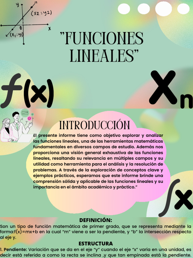 Funciones Lineales | PDF