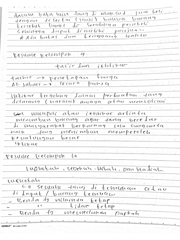 Tasir Dan Ikhtikar | PDF