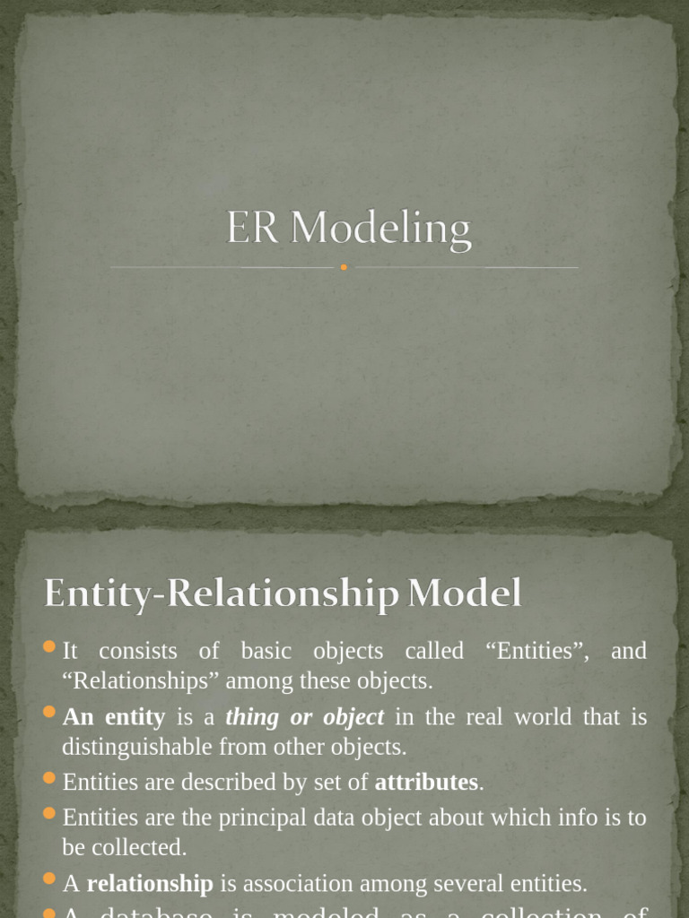 ER Model | PDF