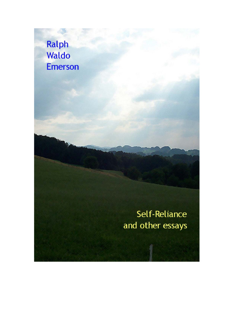 Self Reliance | PDF